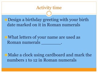 Roman numerals Addition and subtraction | PDF