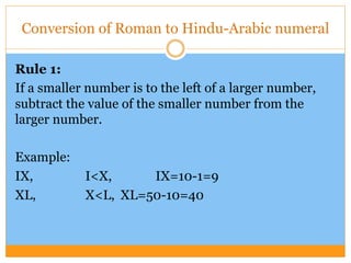 Roman numerals Addition and subtraction | PDF