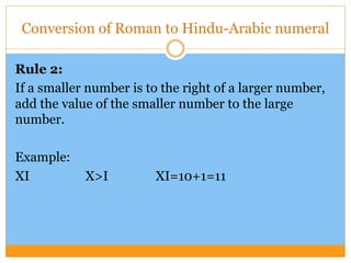 Roman numerals Addition and subtraction | PDF