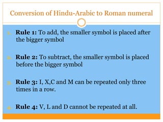 Roman numerals Addition and subtraction | PDF
