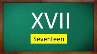 Roman numerals 1 to 20.pptx
