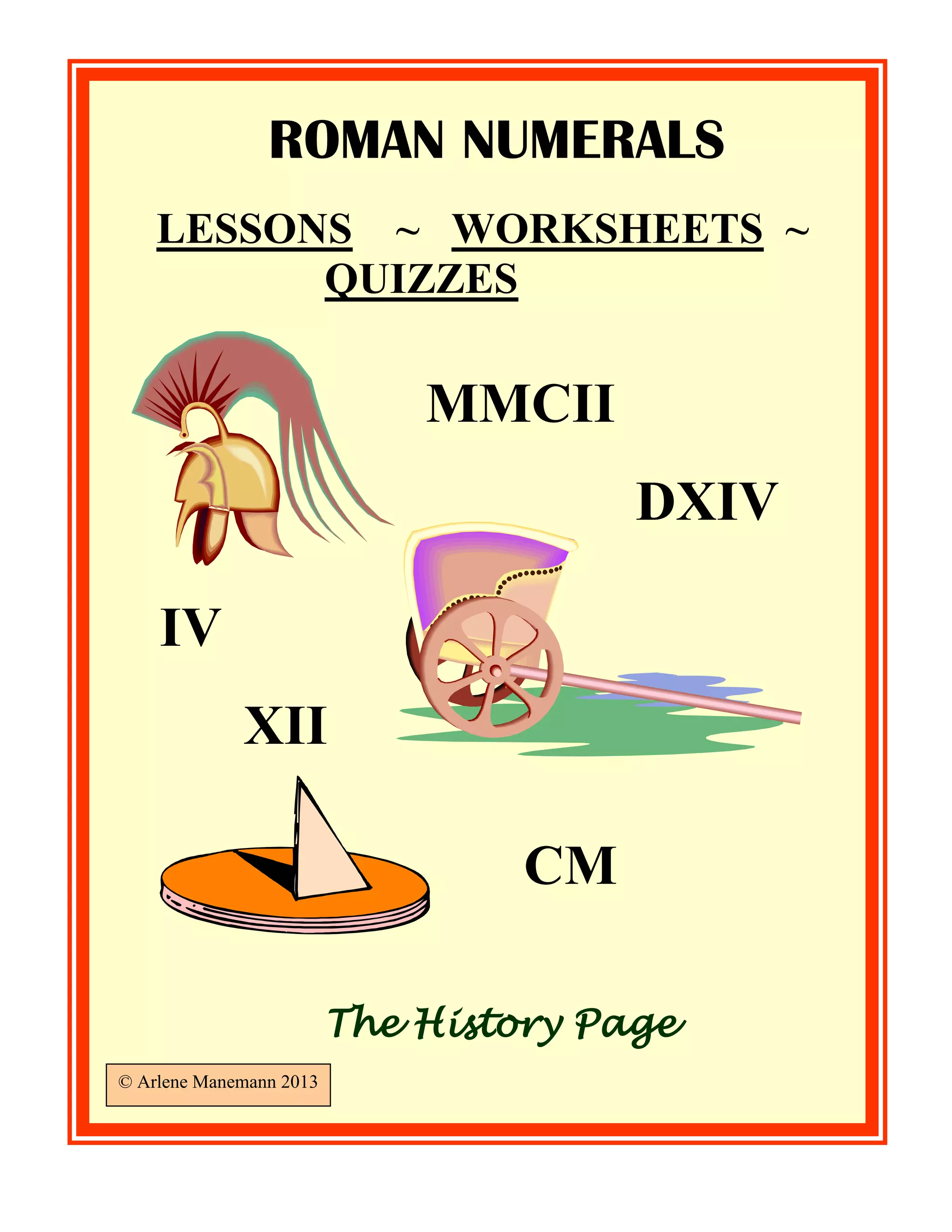 Romannumerals lessons worksheetsquizzes | PDF