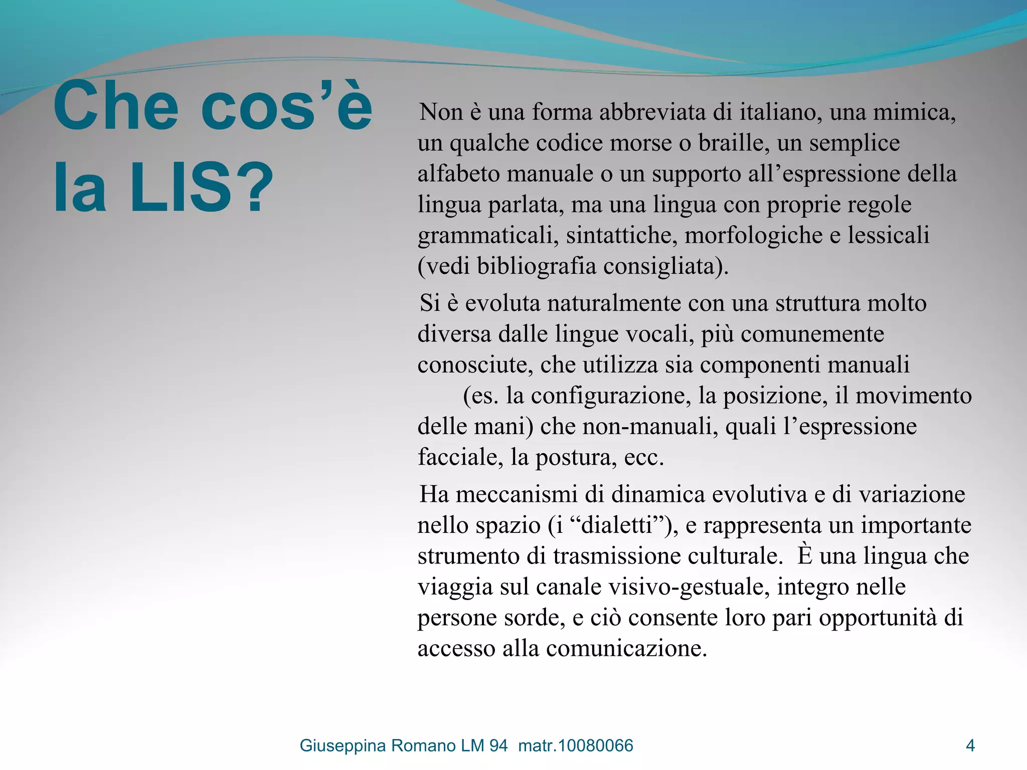 Romano Tesina Lis Ppt