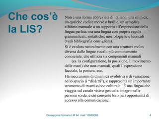 Romano tesina lis | PPT