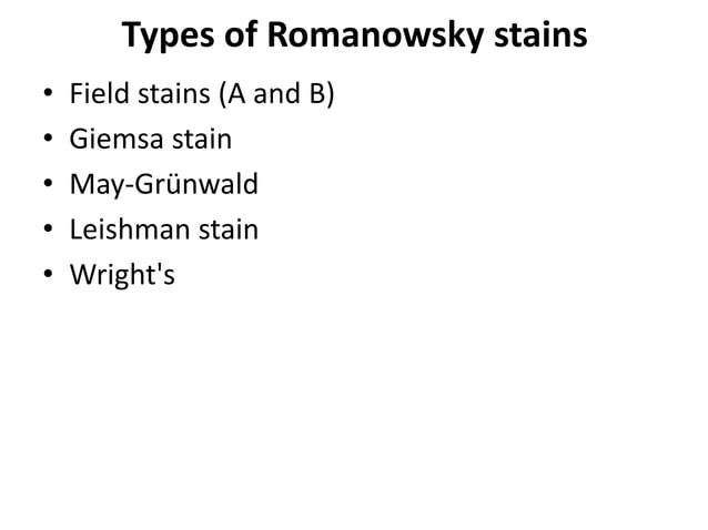ROMANOWSKY STAINS-1.pptx | Skin Care | Beauty