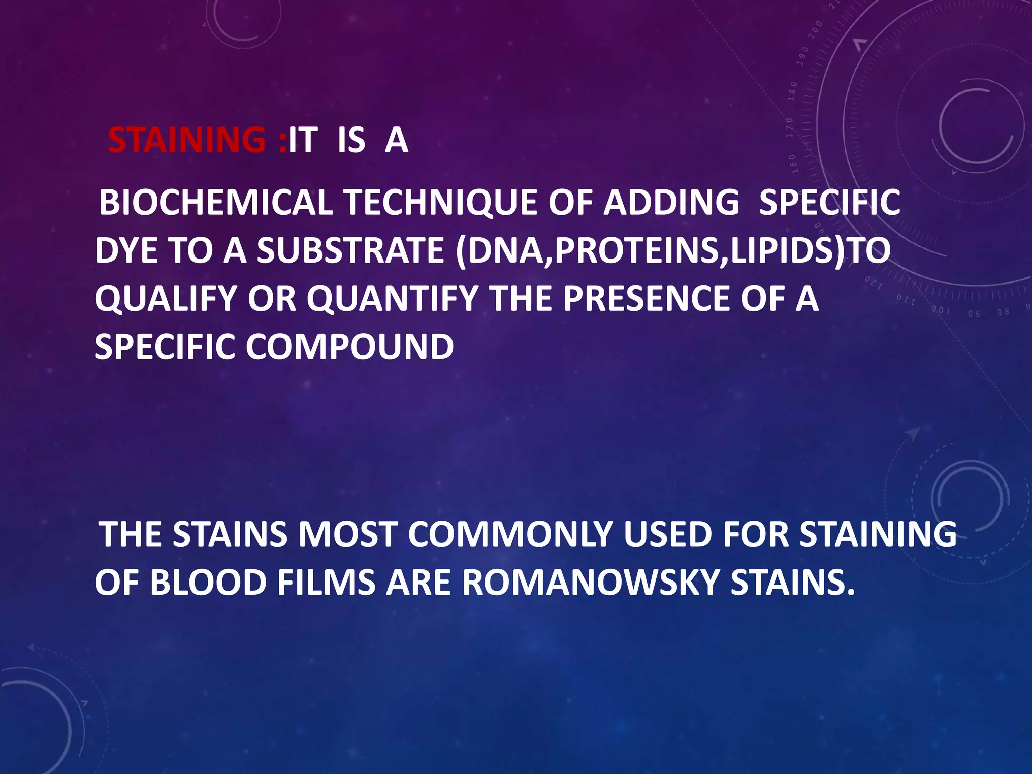 Romanowsky stains. Dr. Abhinav Golla , Associate Professor , Lab ...