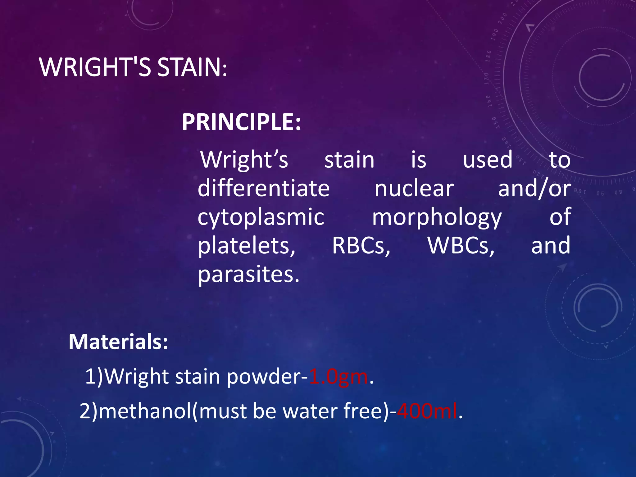 Romanowsky stains. Dr. Abhinav Golla , Associate Professor , Lab ...