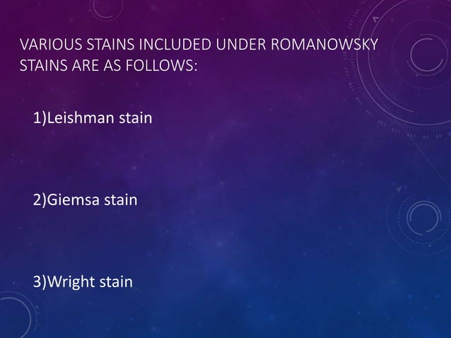 Romanowsky stains. Dr. Abhinav Golla , Associate Professor , Lab ...