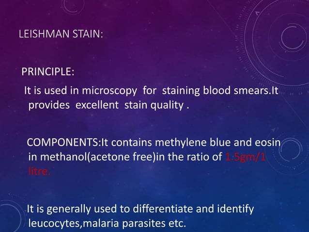 Romanowsky stains. Dr. Abhinav Golla , Associate Professor , Lab ...