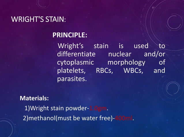 Romanowsky stains. Dr. Abhinav Golla , Associate Professor , Lab ...