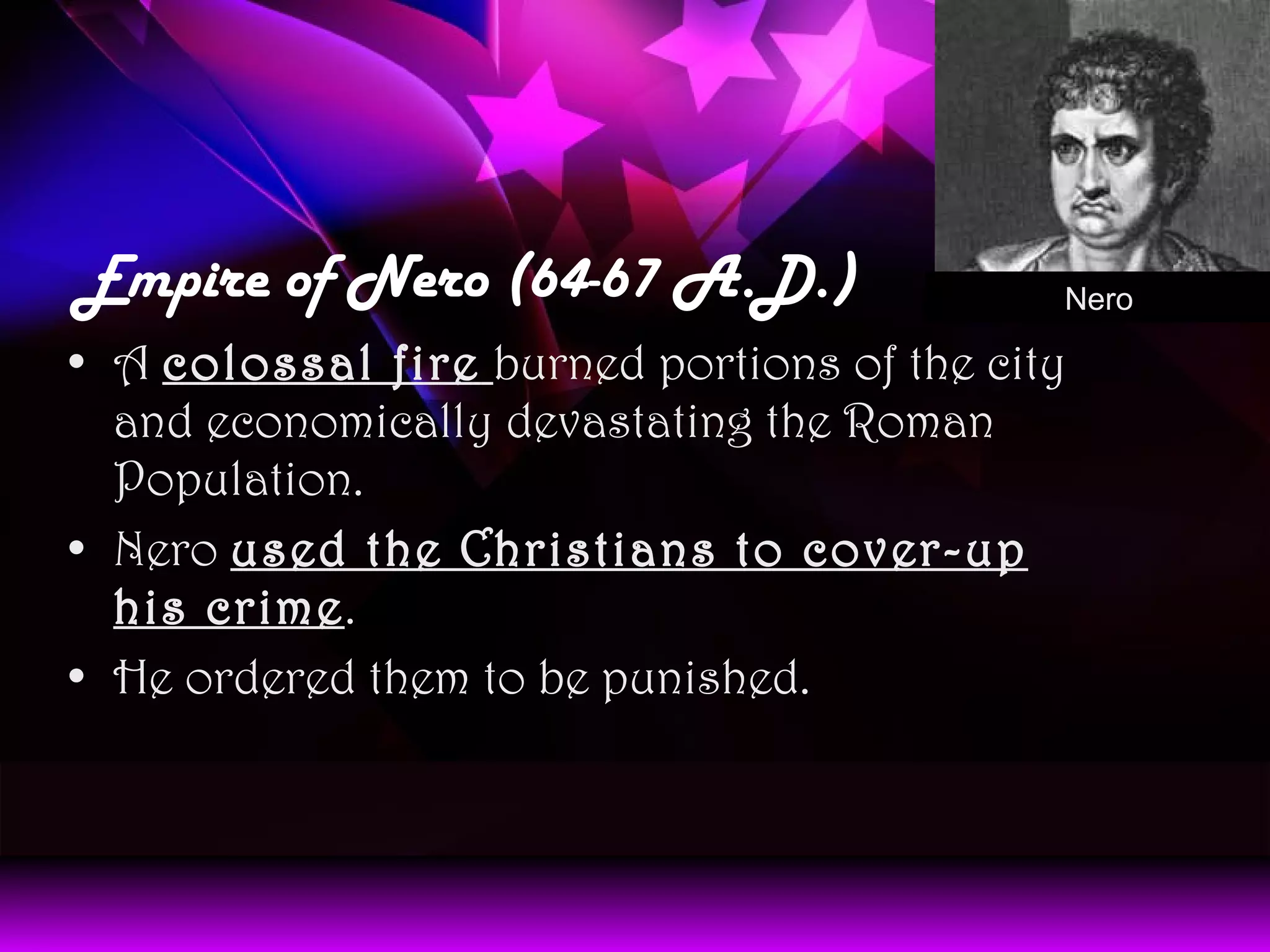 Roman persecution of christians | PPT