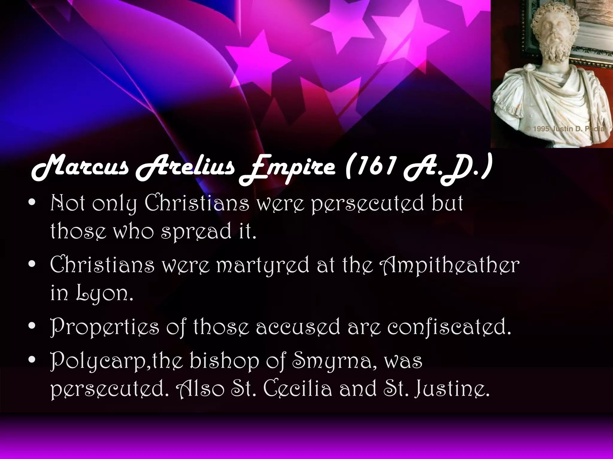 Roman persecution of christians | PPT