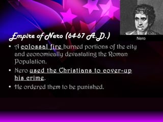 Roman persecution of christians | PPT