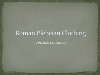 Plebeian Clothing
