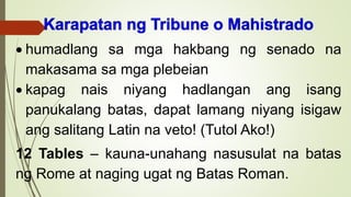 ang republikang romano at ang mga ambag nito | PPTX