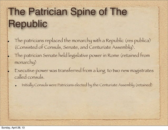 Roman republic and checks and balances 1213 | PPT