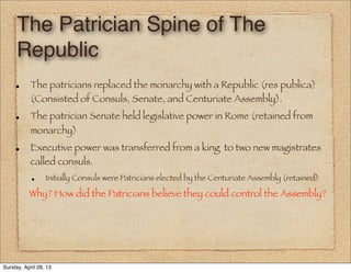 Roman republic and checks and balances 1213 | PDF