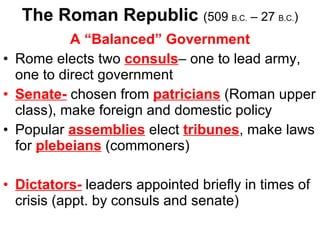 Roman Republic | PPT