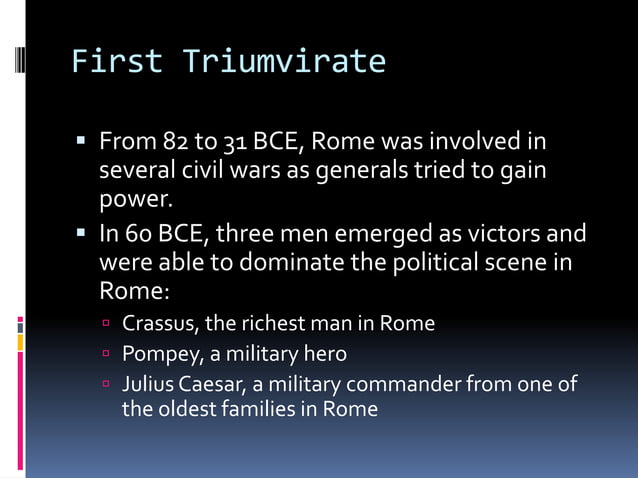 Roman republic to empire | PPT
