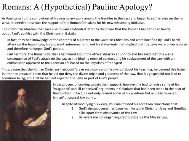 Paul's Letter to the Romans | PPTX