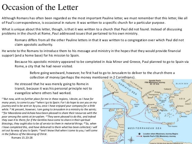 Paul's Letter to the Romans