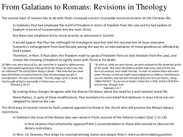 Pauls Letter To The Romans
