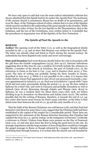 Introduction to Romans chapter 1 - Study Ready Reference | PDF