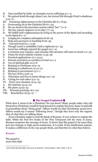 Introduction to Romans chapter 1 - Study Ready Reference | PDF