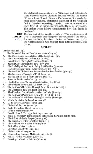 Introduction to Romans chapter 1 - Study Ready Reference | PDF