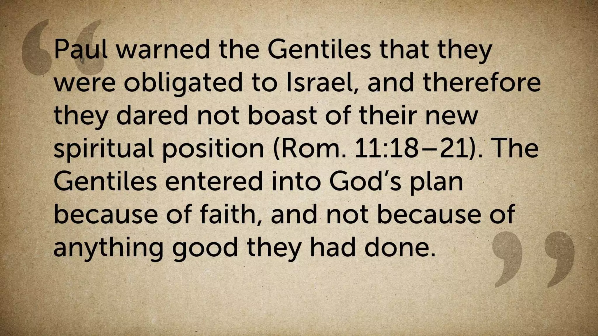 Romans 11 | PPT