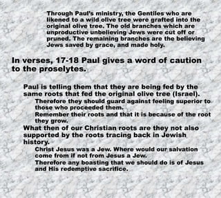 Romans 11 - Israel Rejection | PPTX