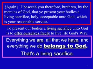 Romans 12a metamorphosis | PPT