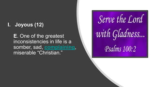 ROMANS 12 LESSON 5.pptx | Christianity | Religion & Spirituality