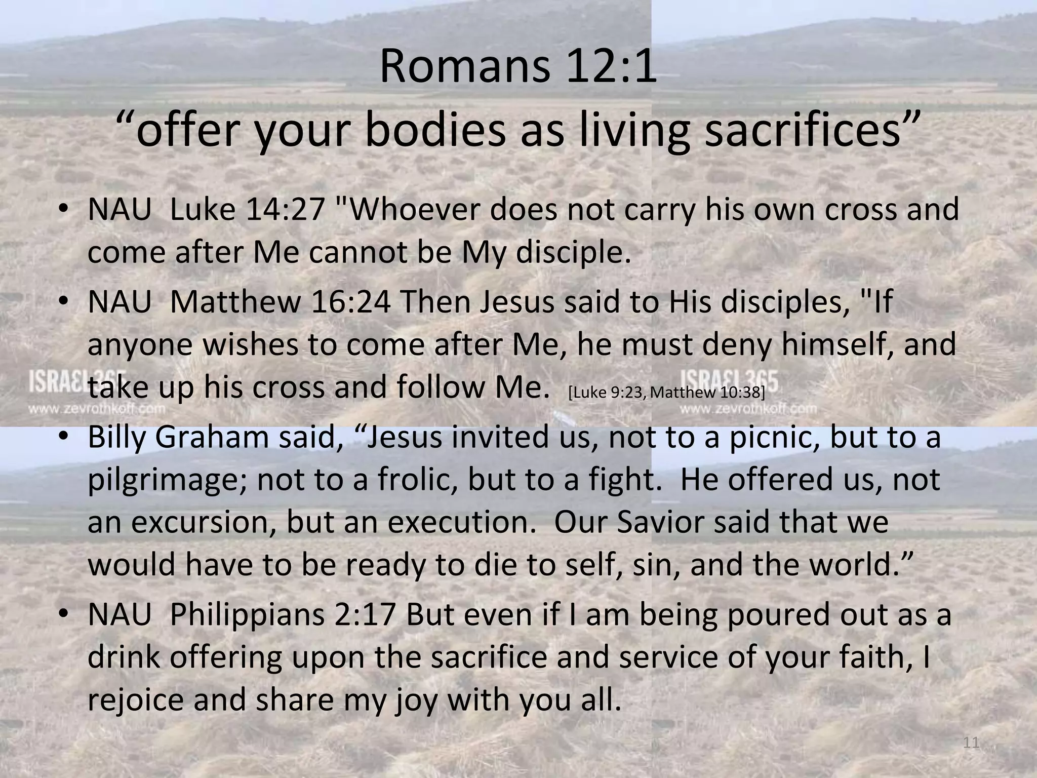 Romans 12, Transformed, conformed, Priests, Cardinal, Pope or ...