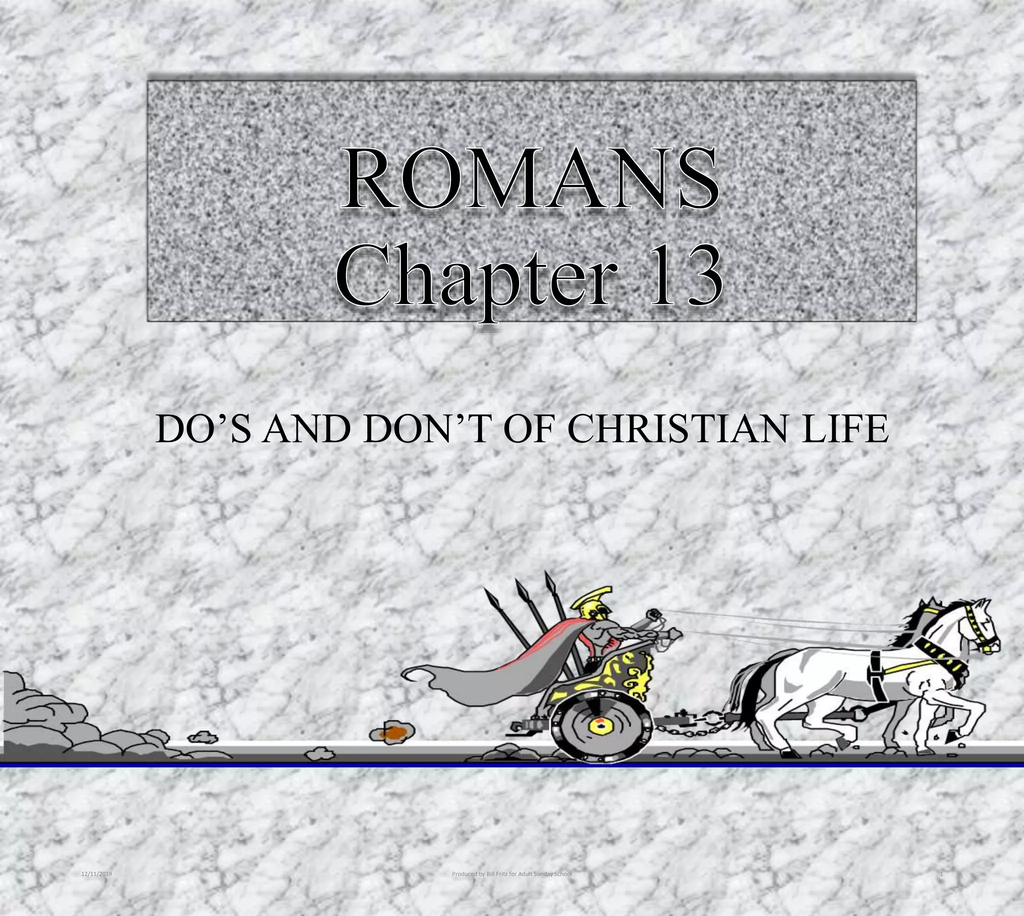 Romans 13 | PPTX