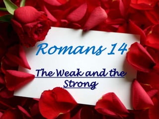 Romans 14 | PPTX