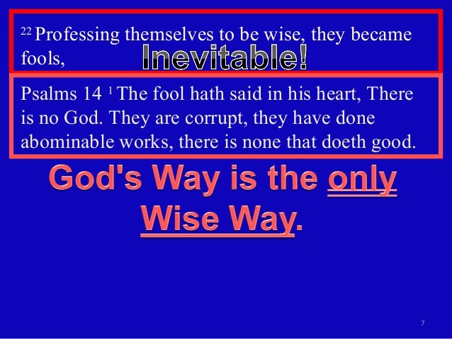 Romans 1e Everybody has a sin problem; Jesus is the answer.