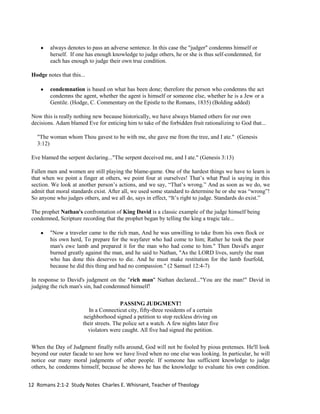 Romans 2 notes 1 & 2 | PDF