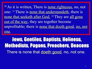 Romans 3a God's Righteousness Without the Law | PPT