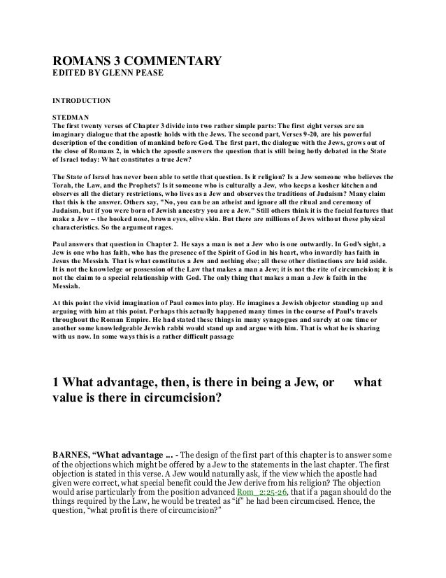 Romans 3 Commentary romans-3-commentary