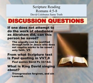 Romans 4 - Justified by Faith | PPTX