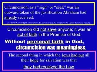 Romans 4b Abraham is spiritual father of believers | PPT