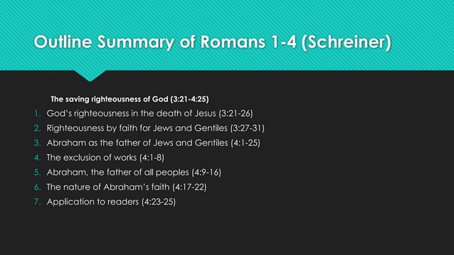 Romans 5:12-21 -- A Sunday School Lesson | PPTX