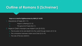 Romans 5:12-21 -- A Sunday School Lesson | PPTX