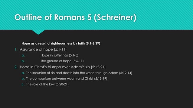 Romans 5:12-21 -- A Sunday School Lesson | PPTX