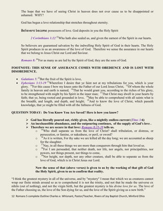 Romans 5 complete outline | PDF