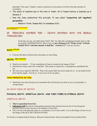Romans 5 complete outline | PDF