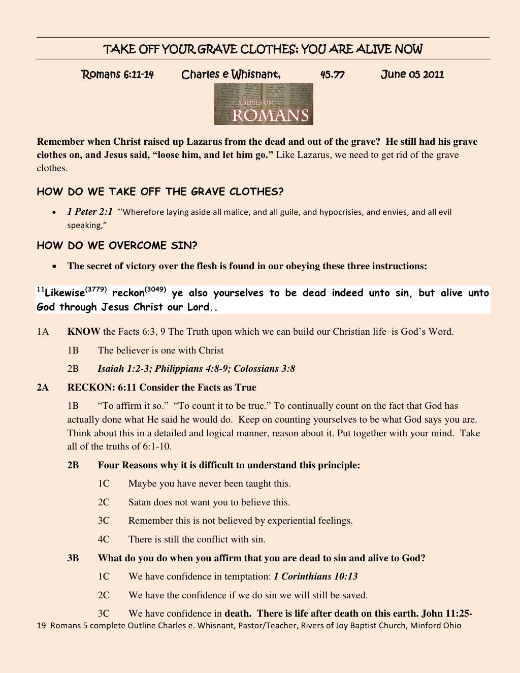 Romans 6 Outline Complete romans-6-outline-complete