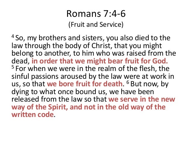 Receiving Grace - Romans 7