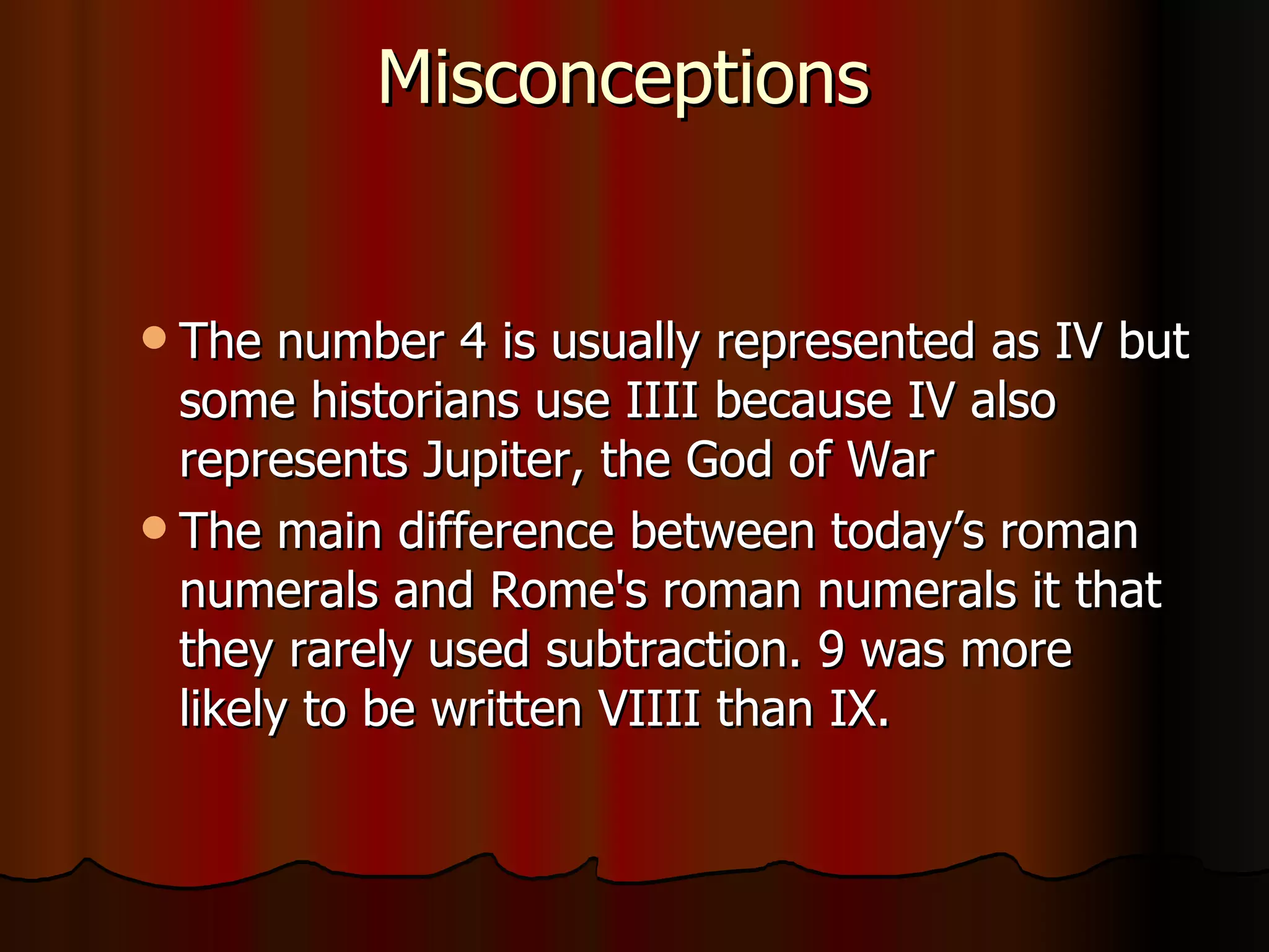 Romans And Their Numerals | PPT